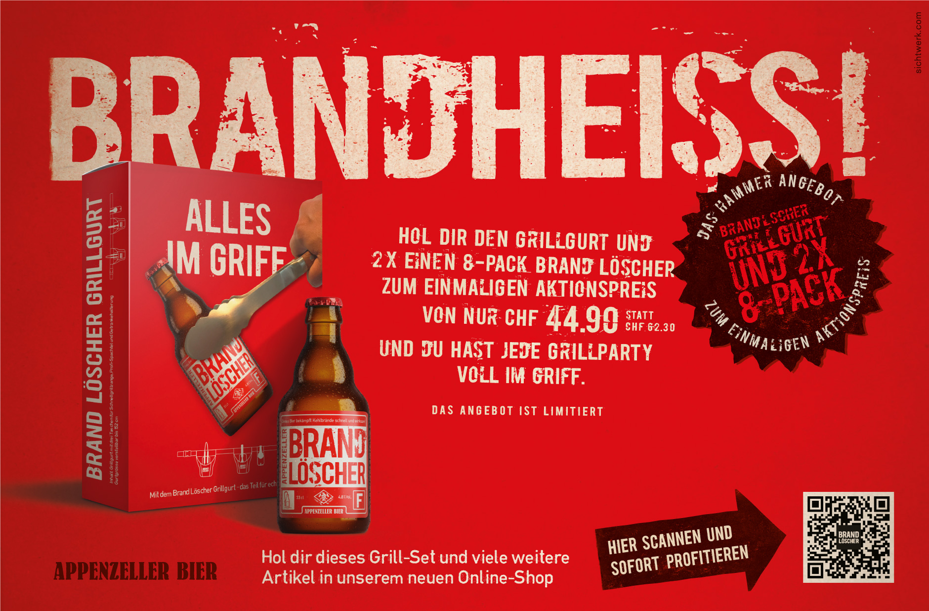 Brandlöscher, Brauerei Locher AG - Sichtwerk AG