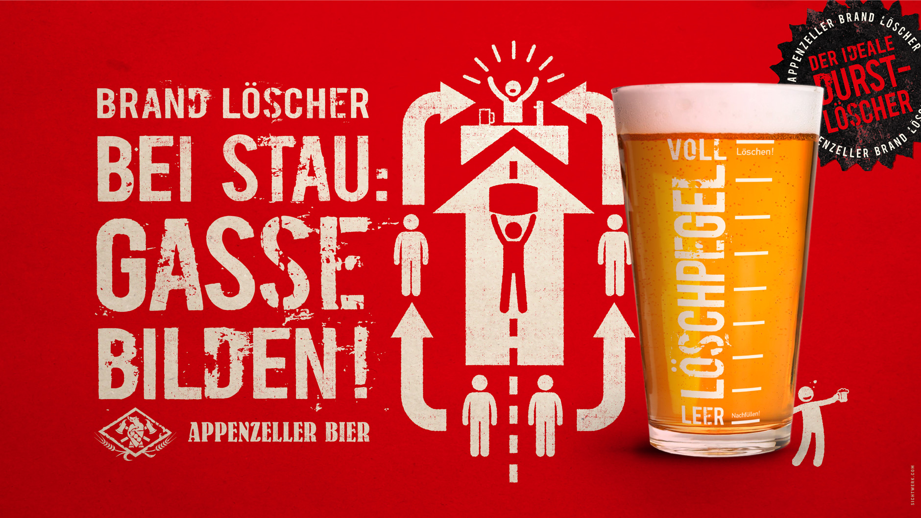 Brandlöscher, Brauerei Locher AG - Sichtwerk AG